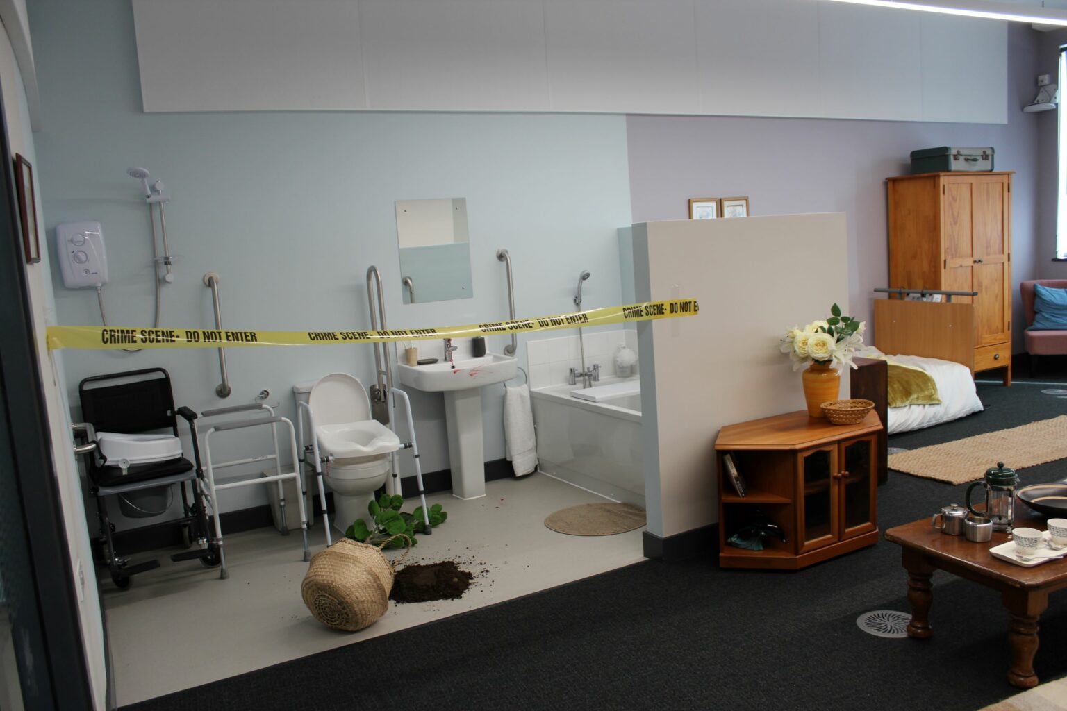 Bracknell students investigate a fake crime scene. - Bracknell and ...