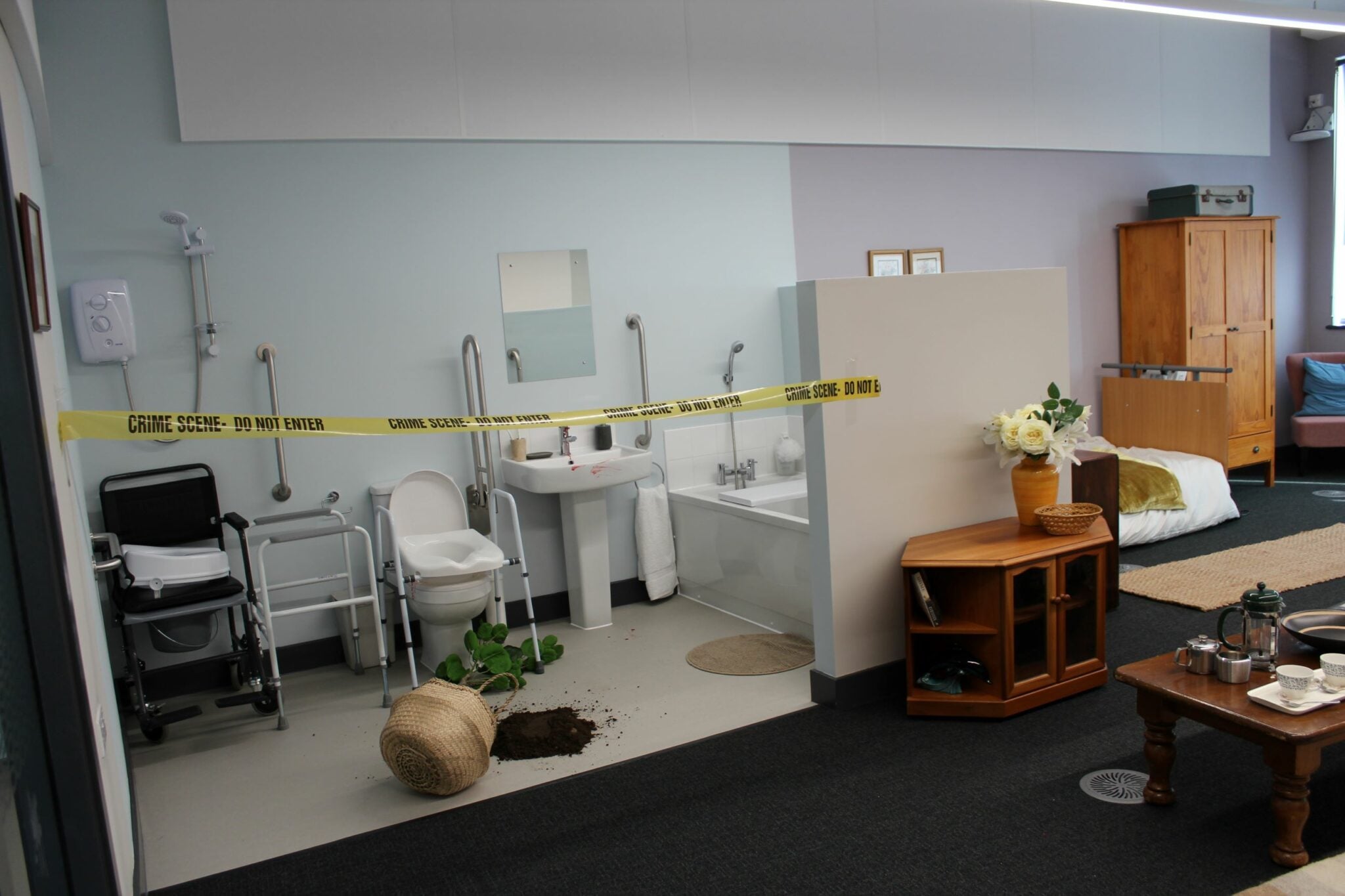 Bracknell students investigate a fake crime scene. - Bracknell and ...